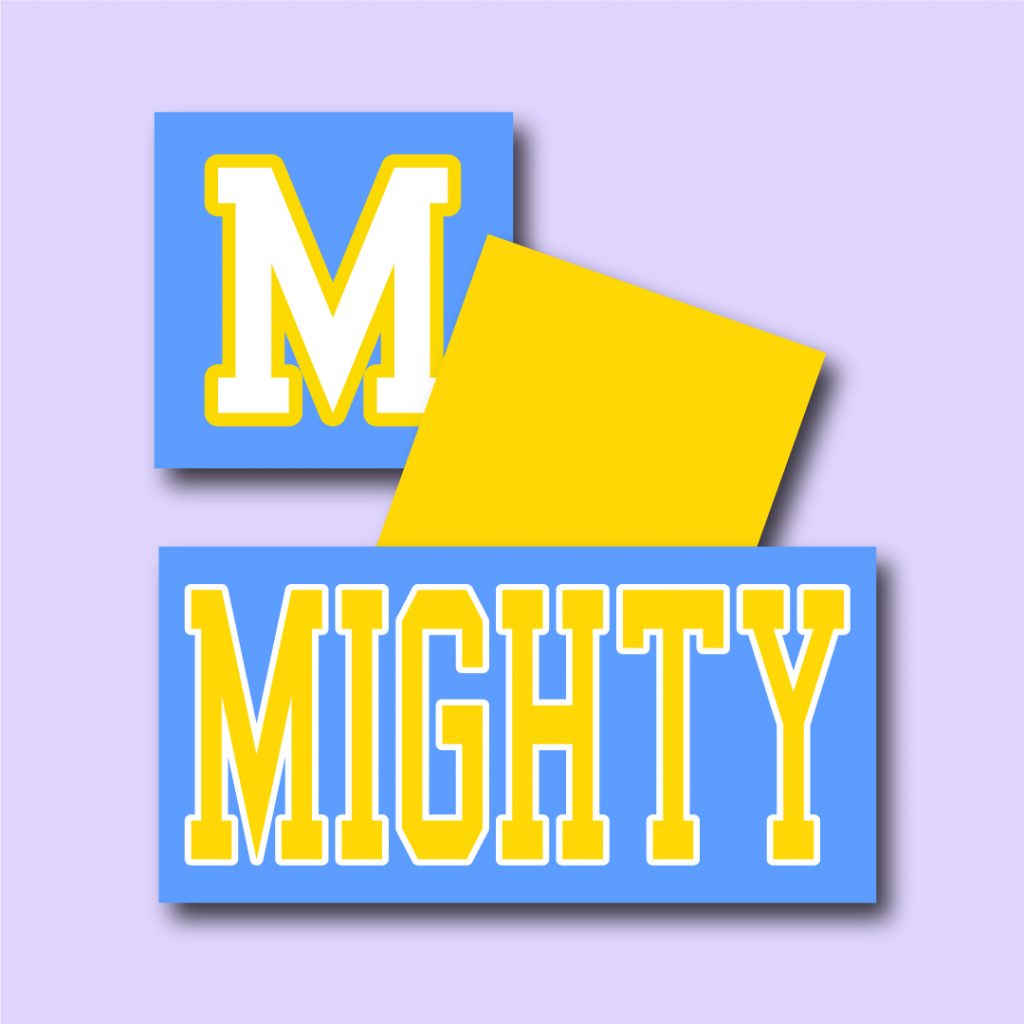 Mighty Cheer Signs! – Be Big, Be Bold, Let's Go!