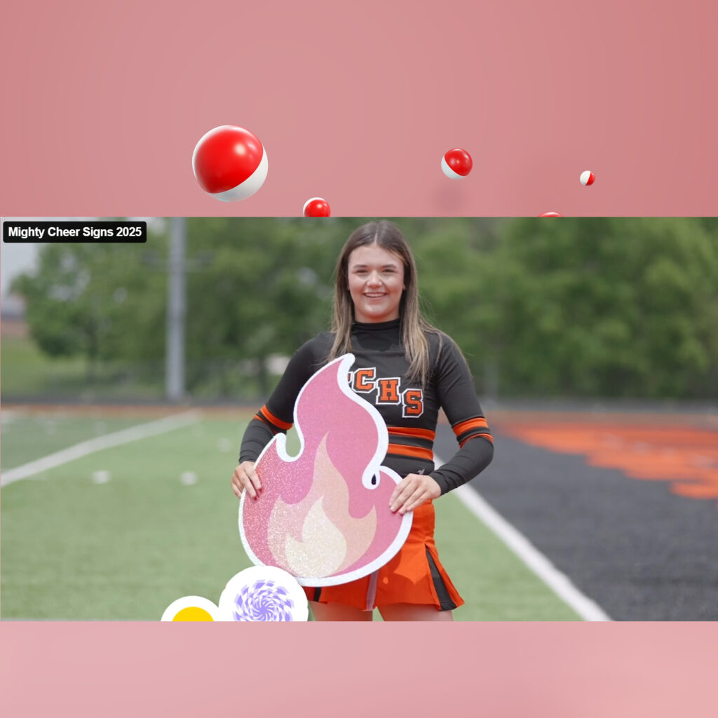 Mighty Cheer Signs! – Be Big, Be Bold, Let's Go!